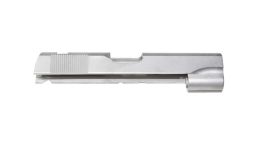 1911 COMMANDER SLIDE 45/9/38 4.25" STAINLESS REAR SERRATIONS WITH NOVAK ...