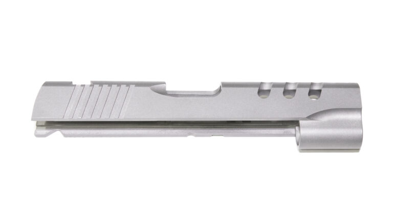 1911 COMMANDER SLIDE 4.25" 416 STAINLESS 45/9MM WITH FRONT AND REAR ...