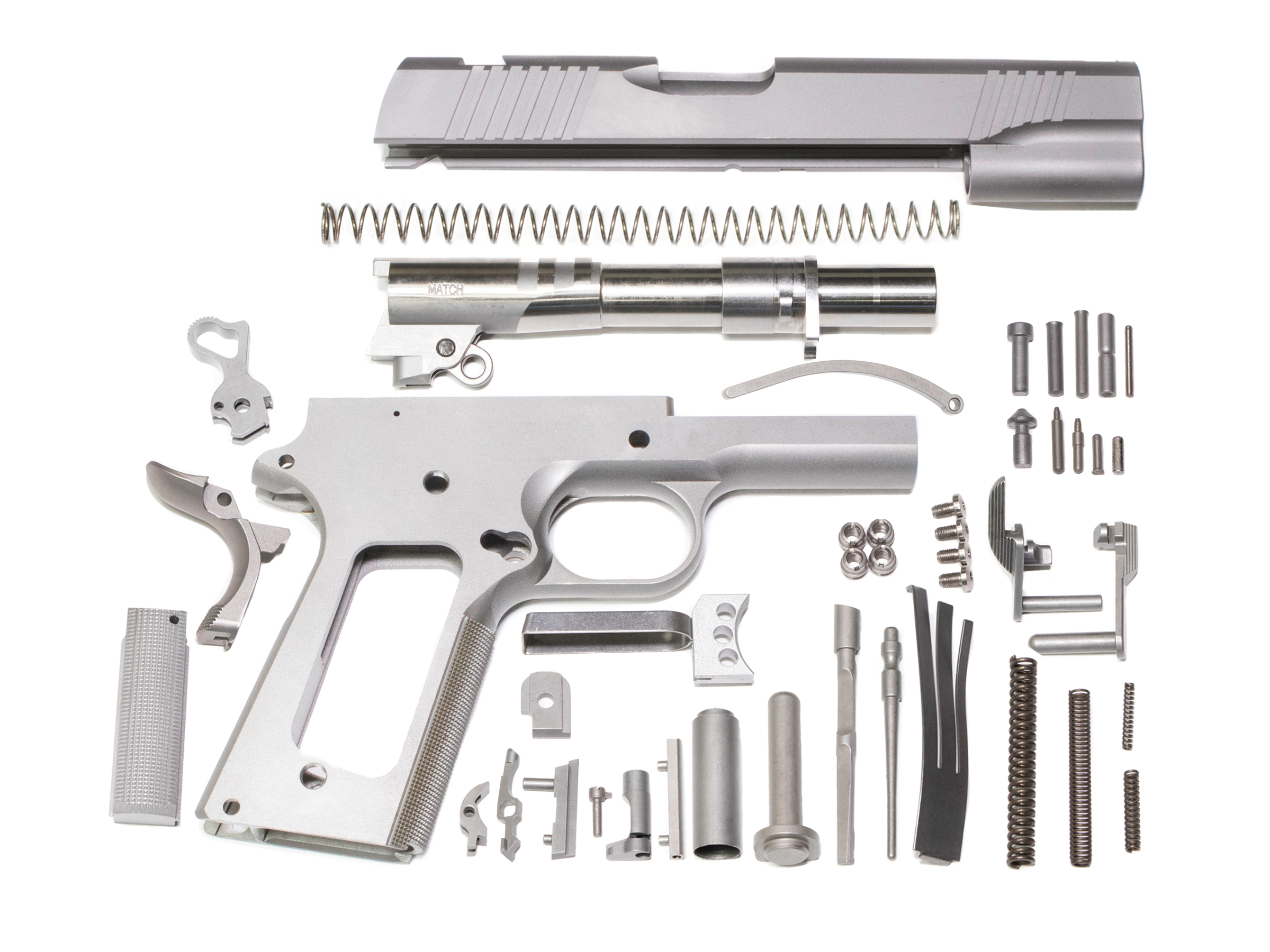 1911 80% GOVERNMENT 5" 45/9 416 OR 4140 WITH CHECKERED GRIP NOVAK ...