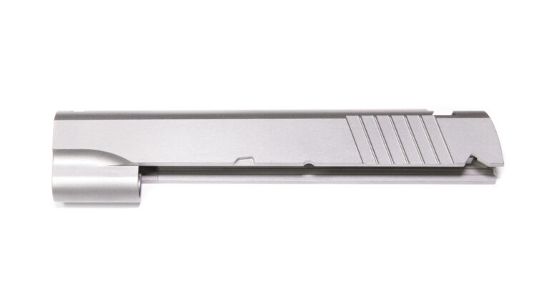 1911 COMMANDER SLIDE 45ACP 4.25" STAINLESS REAR SERRATIONS WITH PARA ...