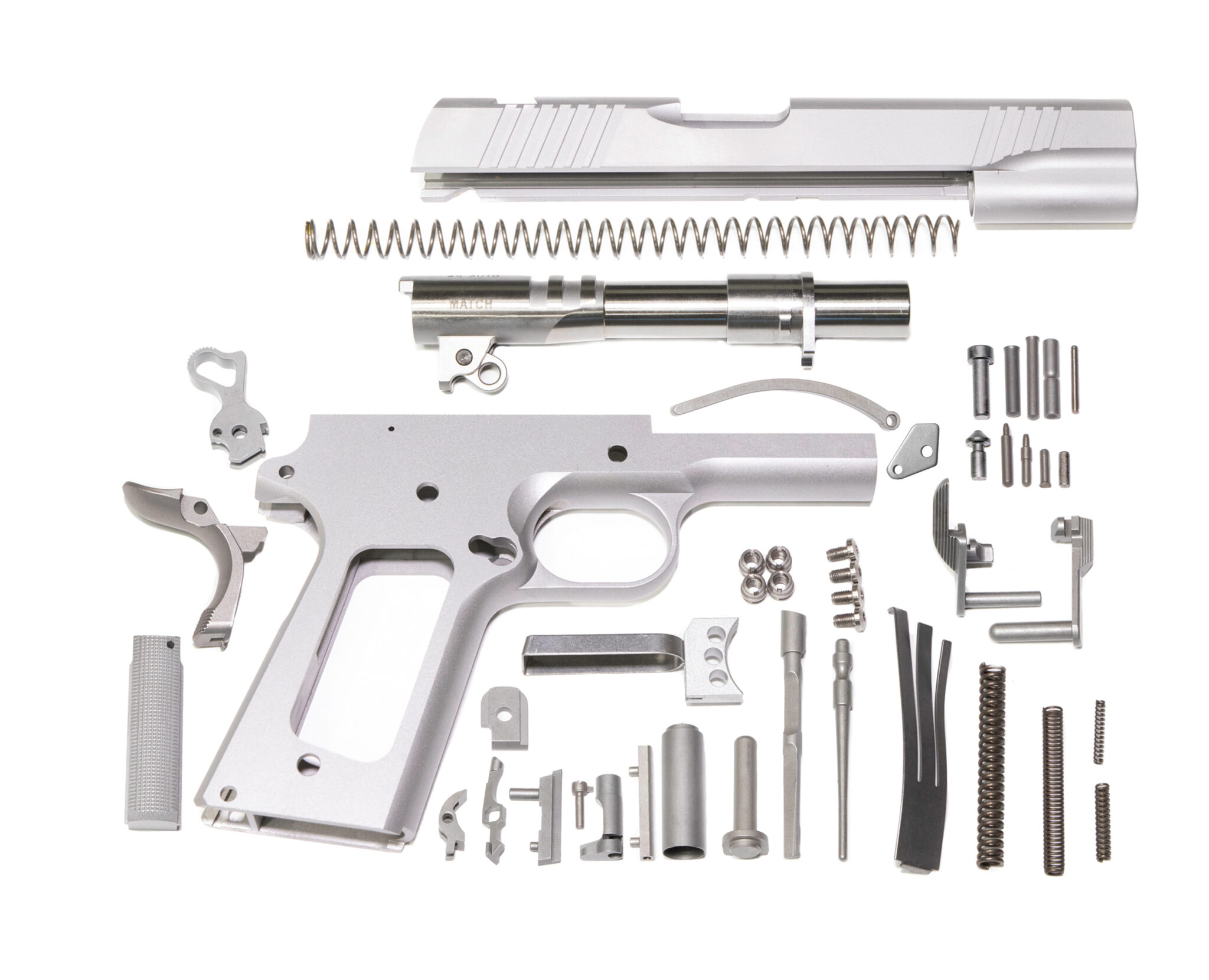 1911 80% OFFICER BUILD KIT 3.5" 45 ALUMINUM FRAME CHECKERED GRIP NOVAK ...