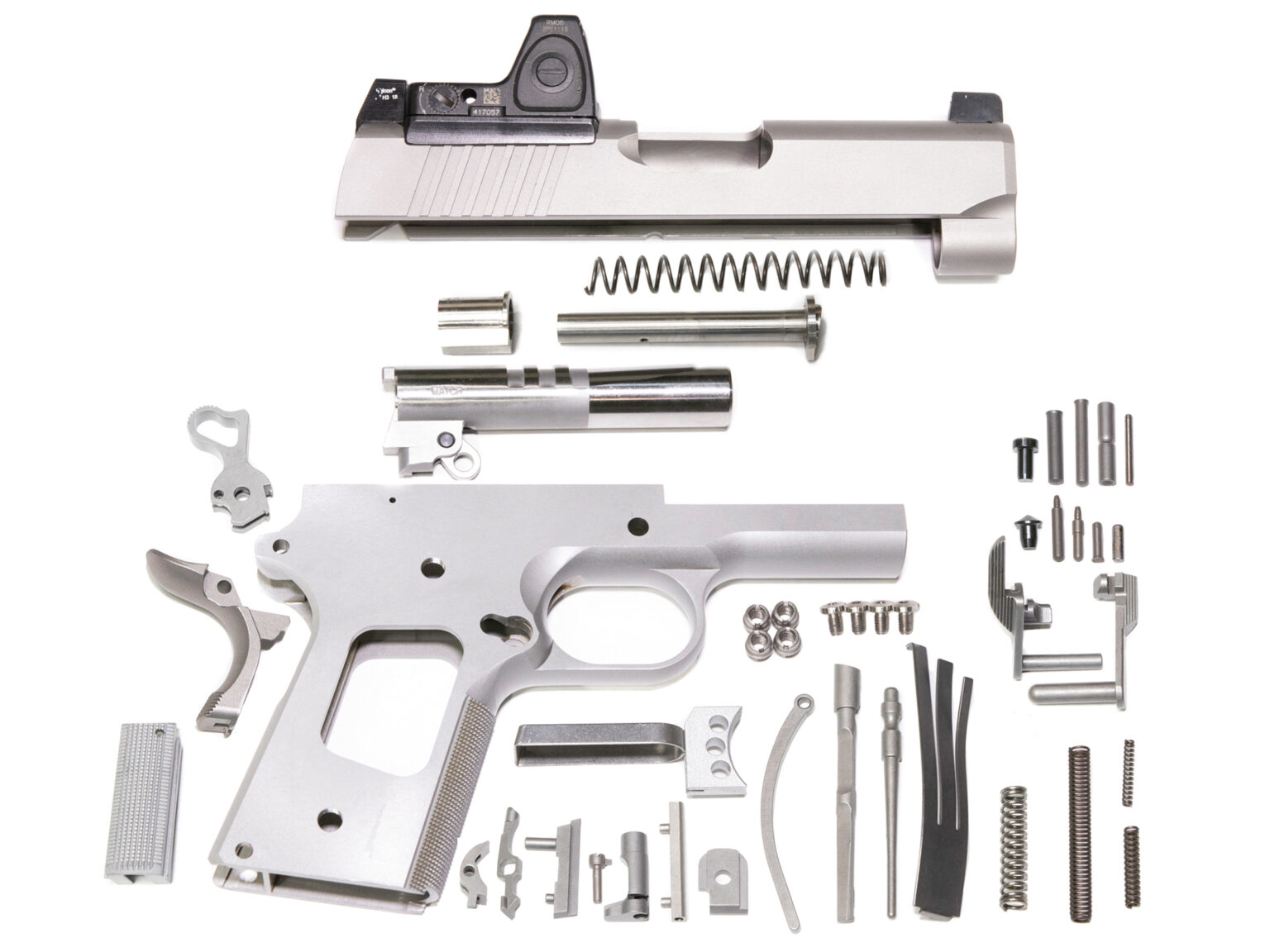 1911 80% BOBTAIL PRO CARRY SERIES 80 3.5″ 45 STAINLESS WITH CHECKERED ...