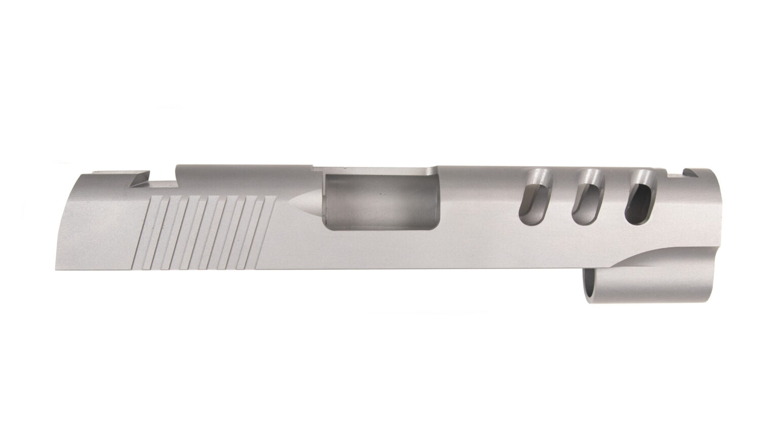 1911 COMMANDER SLIDE 45/9 4.25" STAINLESS WITH REAR SERRATIONS ONLY ...