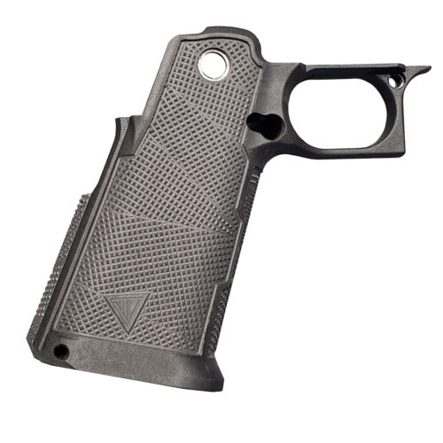 MJD SOLUTIONS 2011 DOUBLE STACK CNC MACHINED VILLAIN GRIP - 1911 Builders